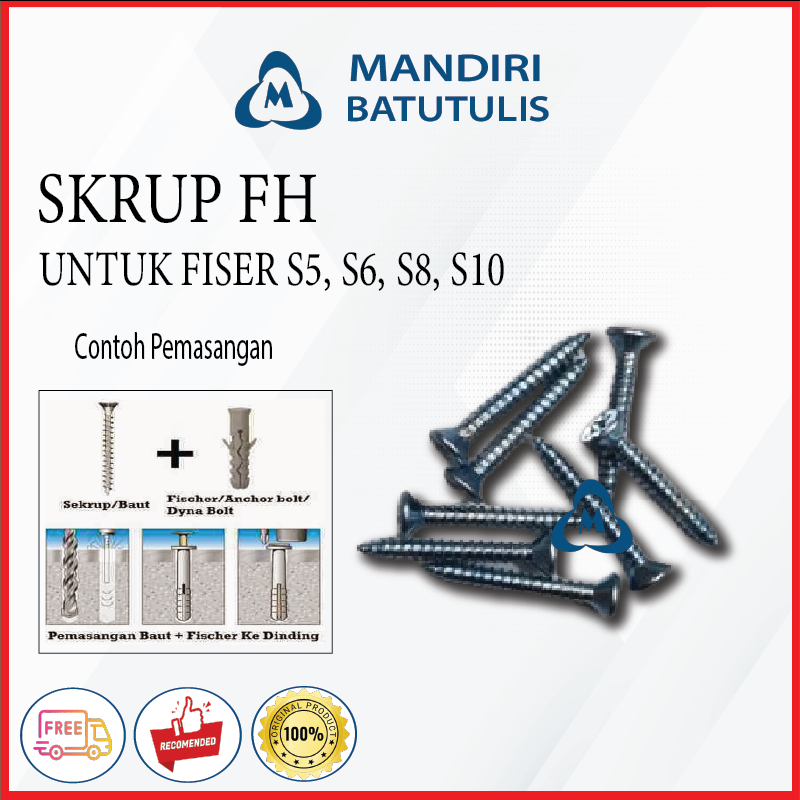 Jual Skrup FH S8 Sekrup FAB SDS #8x1 1/4" Skrup untuk S8 | Shopee Indonesia