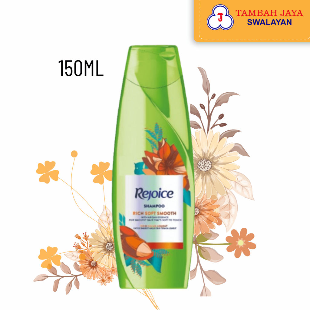 Jual Shampoo Rejoice 3in1 Rich Soft Smooth Dengan Minyak Argan 150ml | Shopee Indonesia