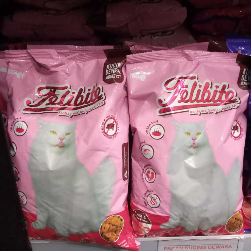 Jual Felibite Rasa Tuna with Chicken Flavour 500gram Makanan Kucing ...