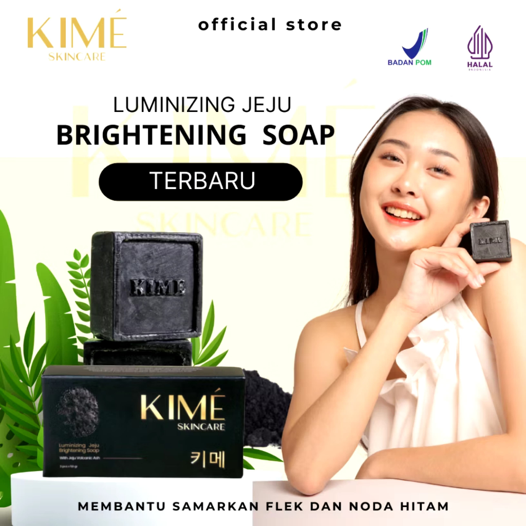 Jual KIME SABUN ASLI ORIGINAL SUDAH BPOM MENCERAHKAN WAJAH ATASI FLEK ...