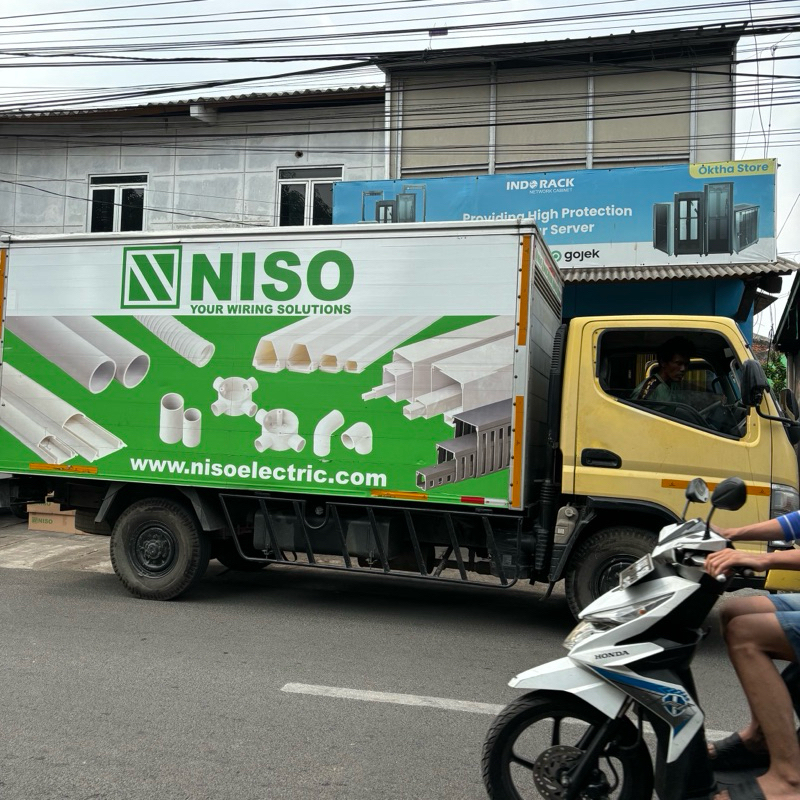 Jual NISO TC 4 TC4 CABLE DUCT PELINDUNG PENUTUP KABEL + DOUBLE TAPE TEBAL | Shopee Indonesia