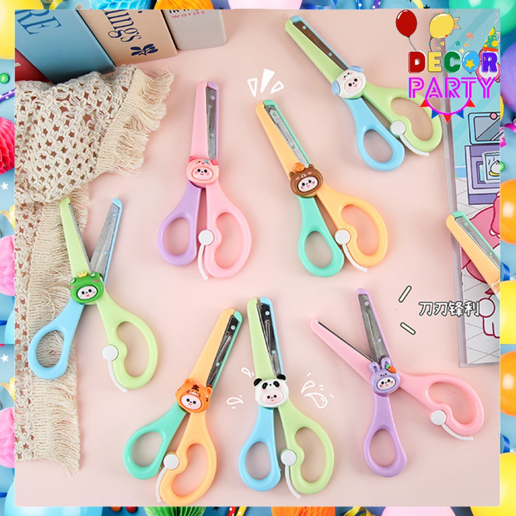 Jual DP Gunting Mini Portabel Karakter Kartun Mini Scissors Gunting ...