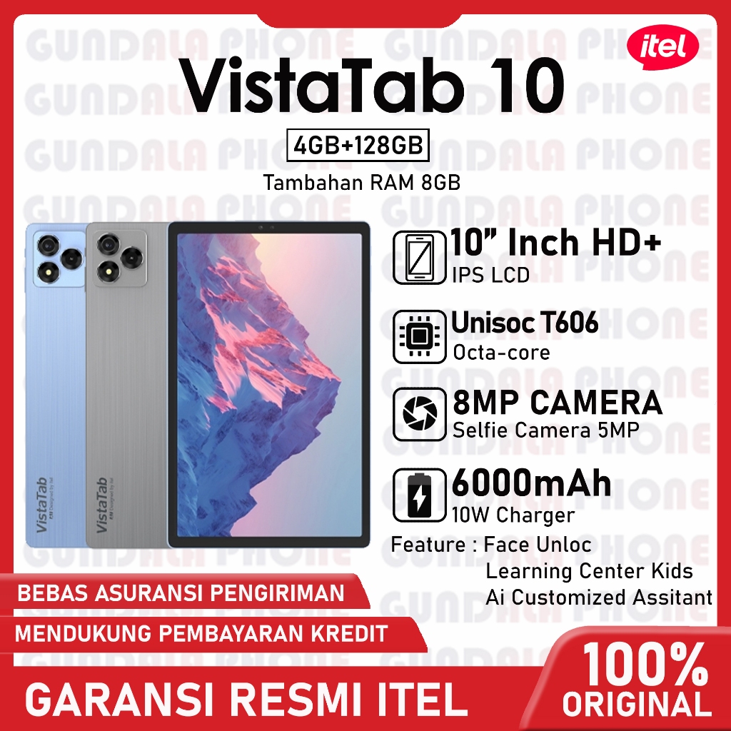 Jual itel Vista Tab 10 Tablet 4GB/128GB - 10.1" HD+ IPS - Garansi resmi ...
