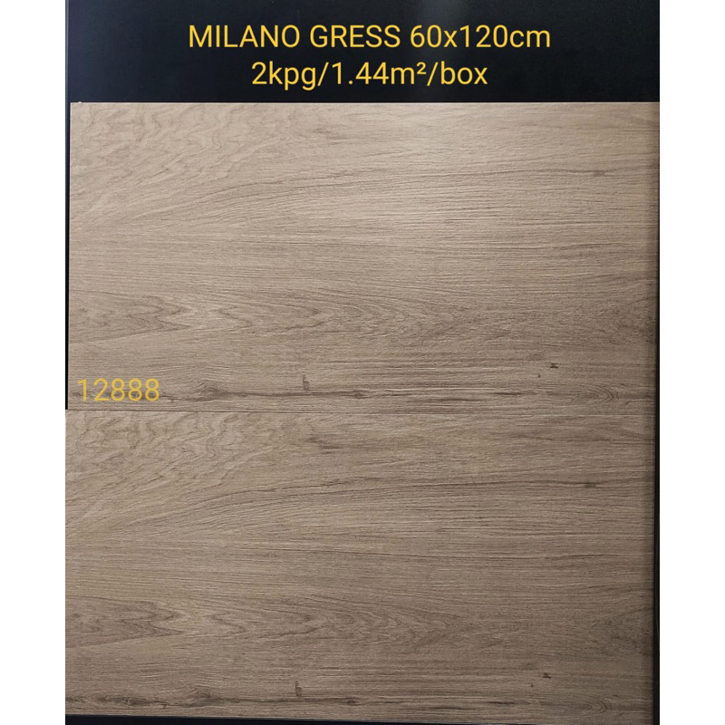 Jual Granit Milano Doff/ Kesat Motif Kayu 12888 Ukuran 60x120 cm ...