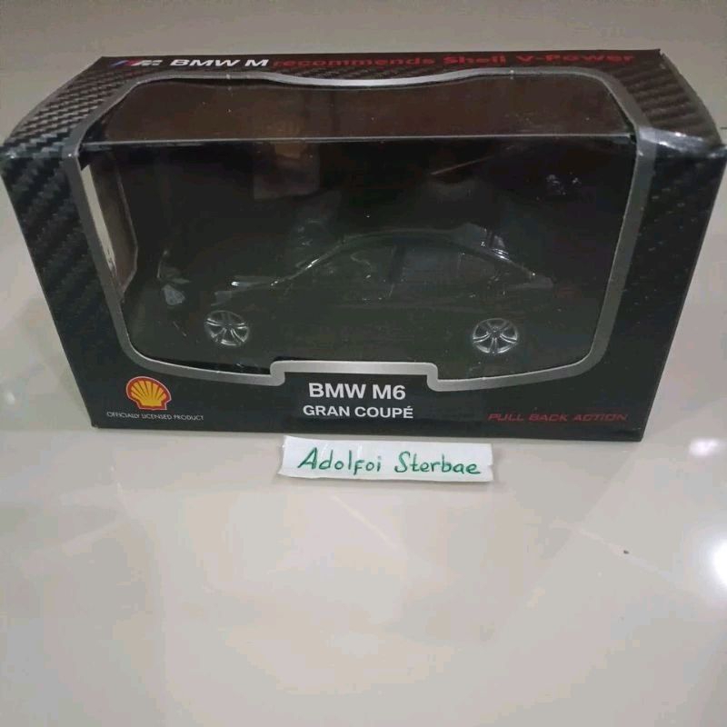 Jual shell diecast officially licensed product BMW M6 Gran Coupe pull ...