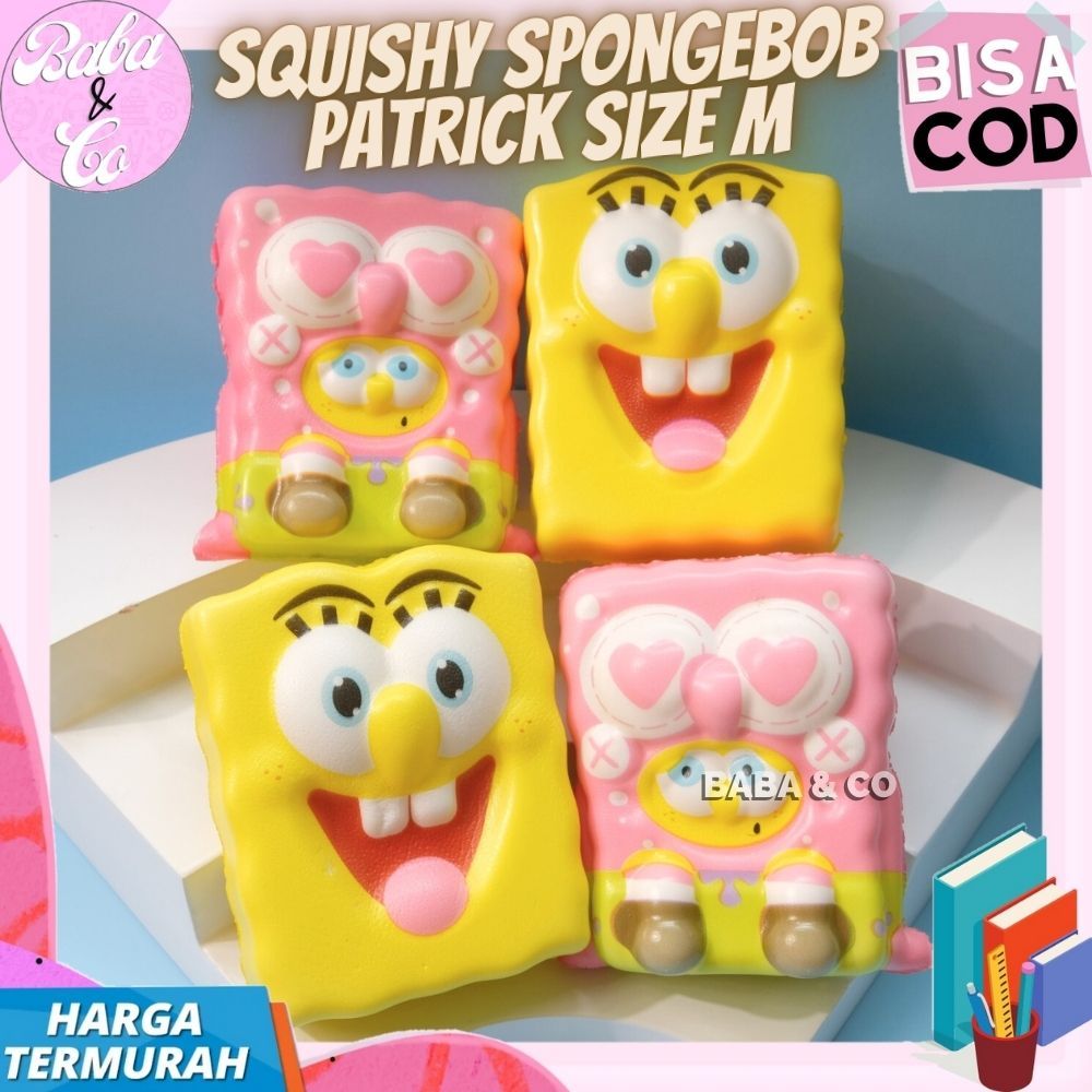 Jual MAINAN SQUISHY SPONGEBOB PATRICK SIZE M 12cm BONEKA SQUISHY ...