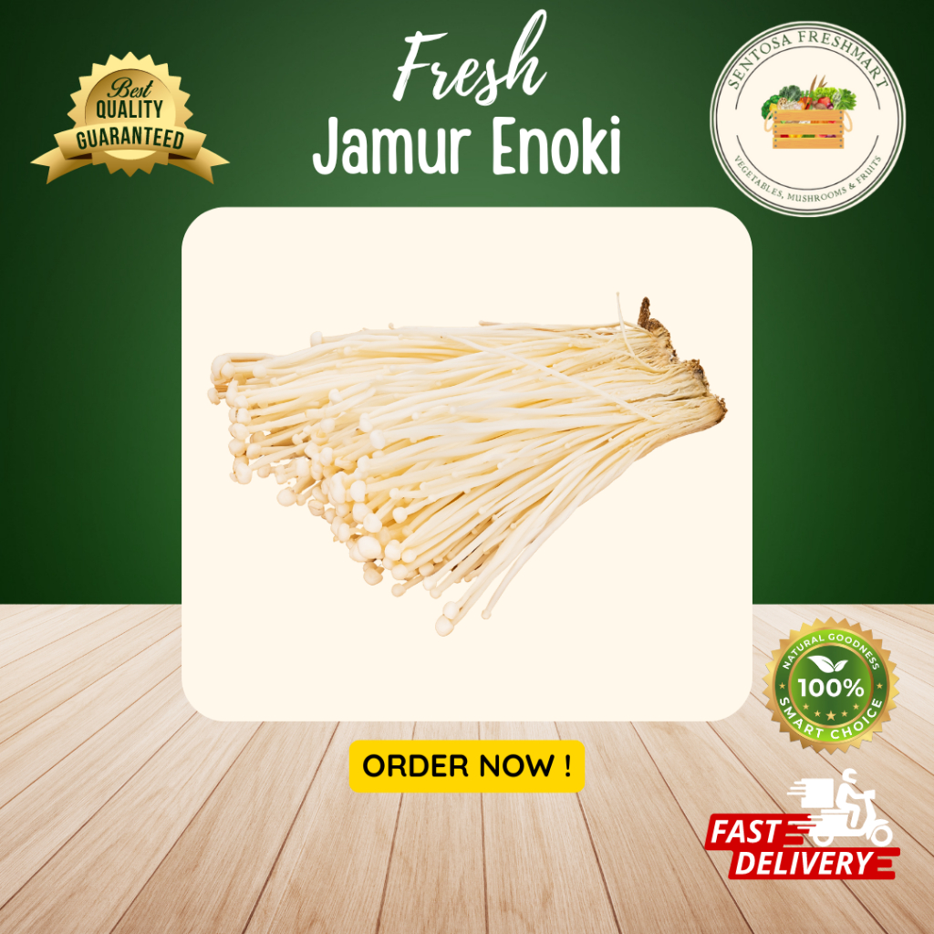 Jual [SENTOSA FRESHMART] JAMUR ENOKI CHINA / ENOKI MUSHROOM CHINA per ...