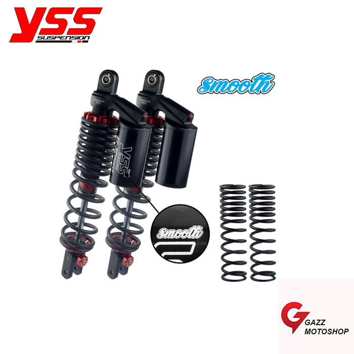 Jual TWINSHOCK YSS G-SPORT SMOOTH BLACK SERIES TG302-350TR XMAX 300 | Shopee Indonesia