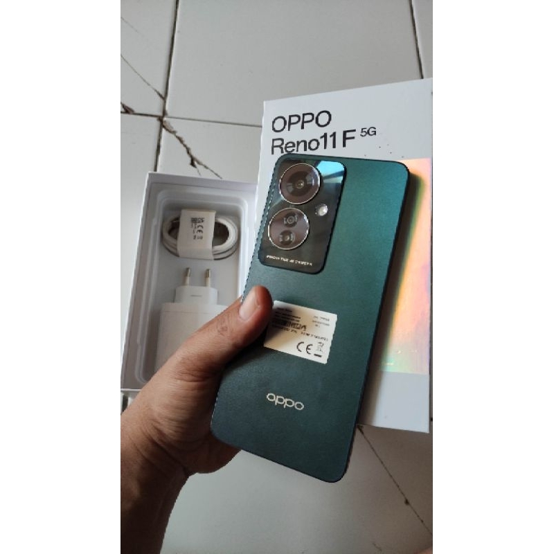 Jual Oppo Reno11 F 5G 8/256GB Hijau Palem | Shopee Indonesia