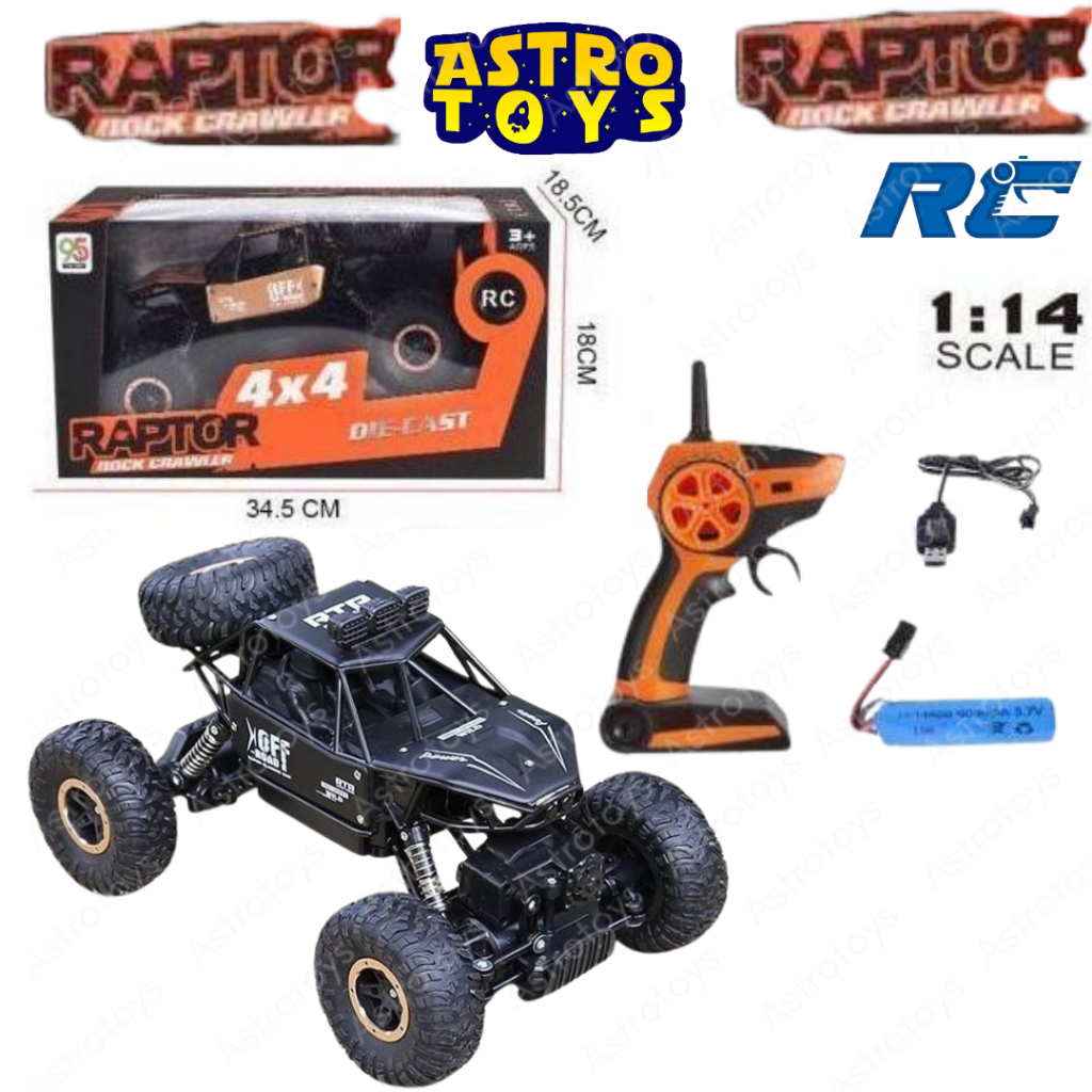 Jual Mainan Anak Mobil RC Remote Control Raptor Jeep Offroad Off Road ...