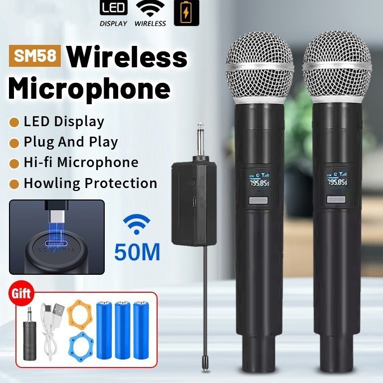 Jual Harga Spesial Microphone 5V Charging Free Wireless Microphone ...