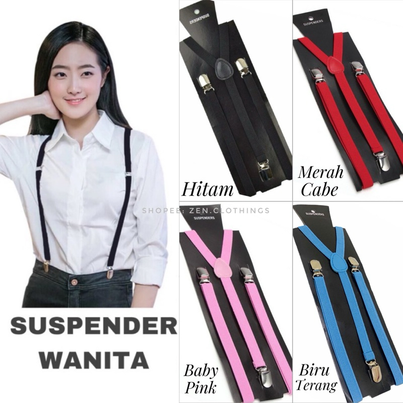 Jual Suspender Wanita Bretel Cewek Tali Jojon Perempuan Lebar Tali 1 5