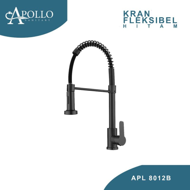 Jual Kran sink tarik pantry stainless hitam / kran pantry stainless ...