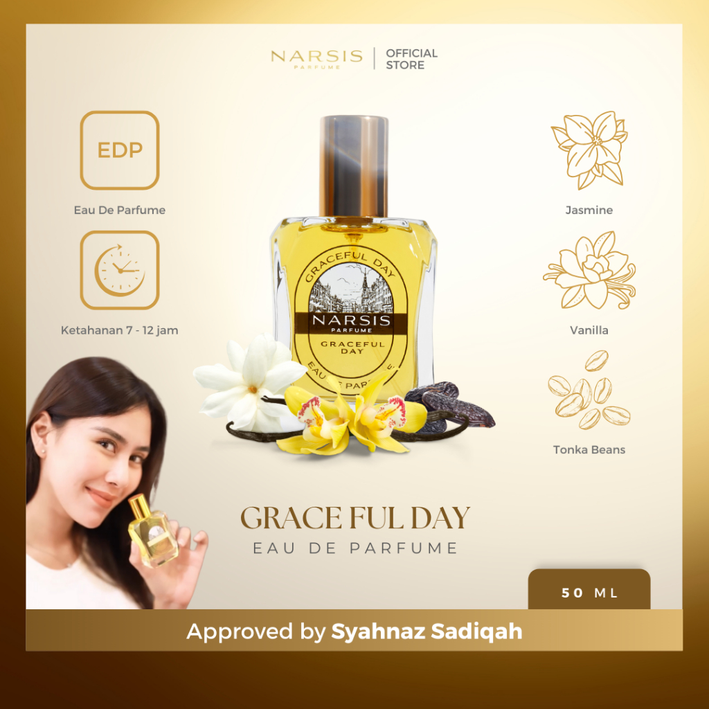 Jual Narsis Graceful Day Eau de Perfume | Parfum Wanita | 50 ml | Aroma ...