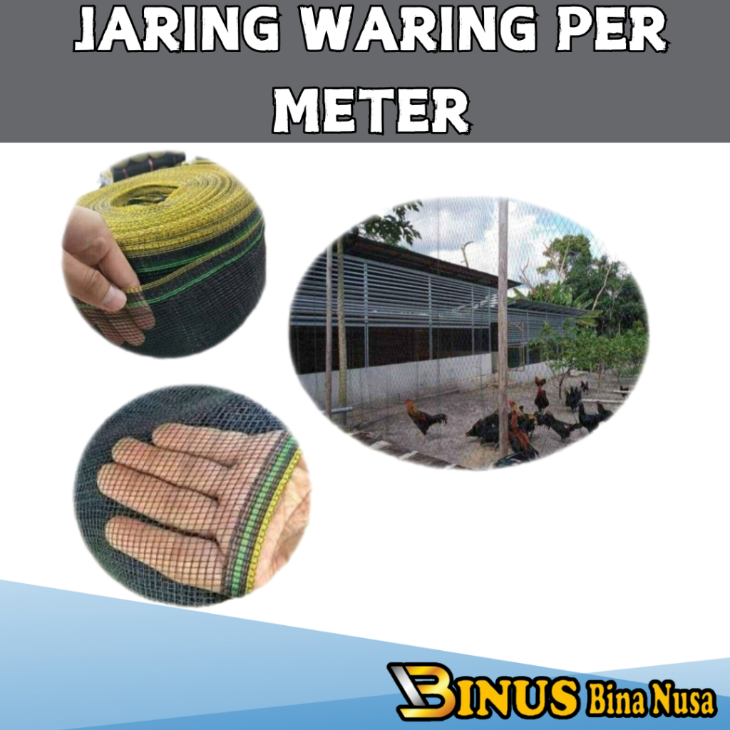 Jual Jaring Waring HARGA PER METER - Jaring Hitam Waring / Waring Hitam ...
