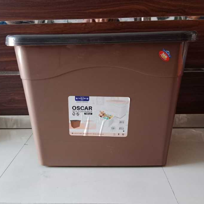 Jual Container Box 100 Liter OSCAR Lucky Star / Tempat Penyimpanan Roda ...