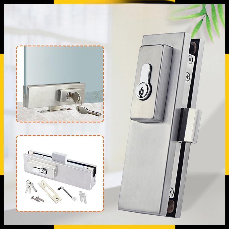 Jual Glass Door Patch Lock Bottom Patch Lock Stainless Steel Glass Door ...