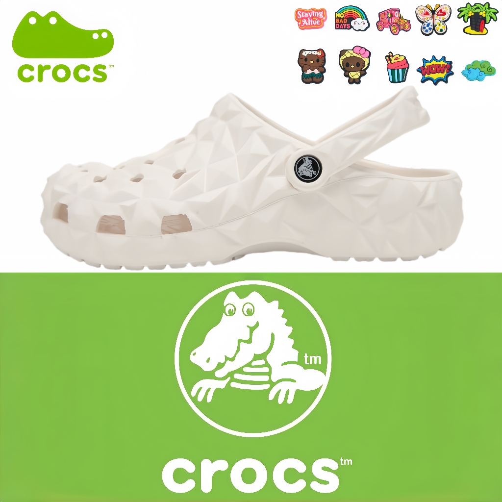 Jual Original Crocs Classic Geometric Clog Unisex Sandals Premium Crocs ...