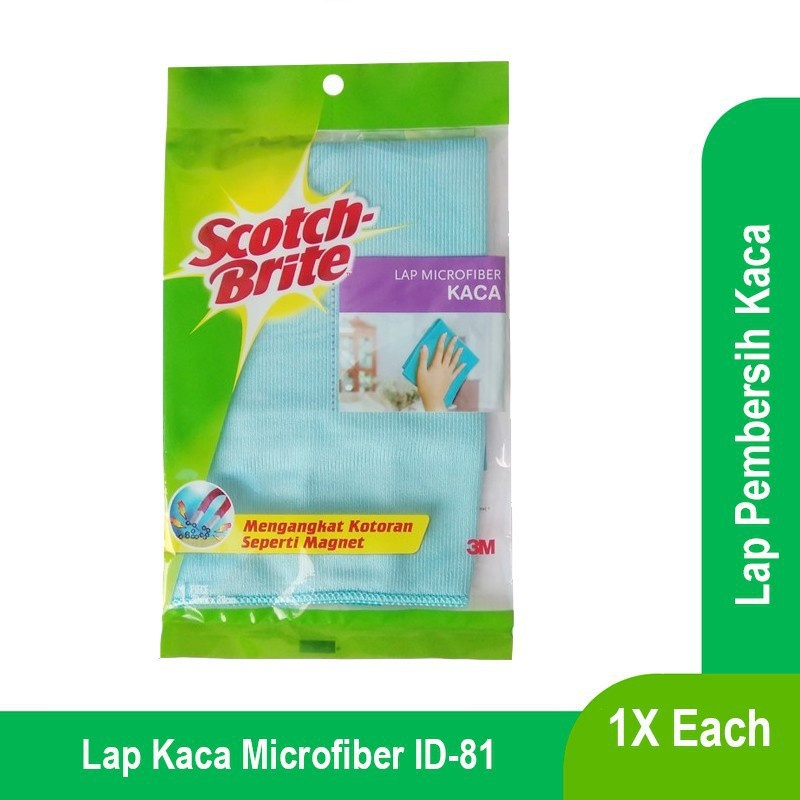 Jual Lap Kaca Microfiber 3M Scocth Brite Kain Lap Kaca Cermin Daya ...