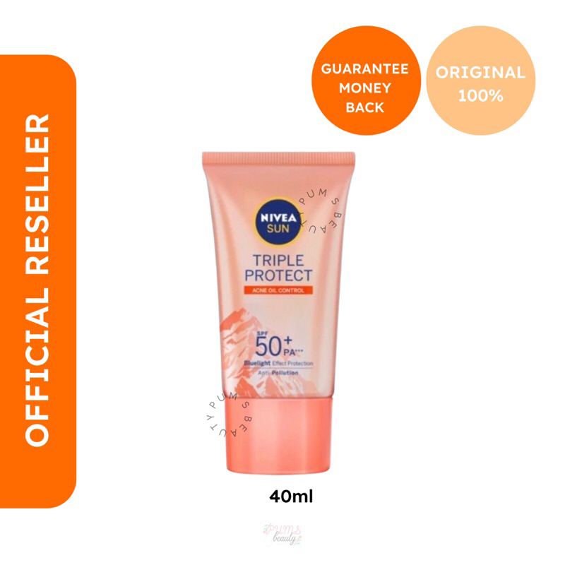 Jual NIVEA SUN - Triple Protect Oil Control Sunscreen Spf 50 PA ...