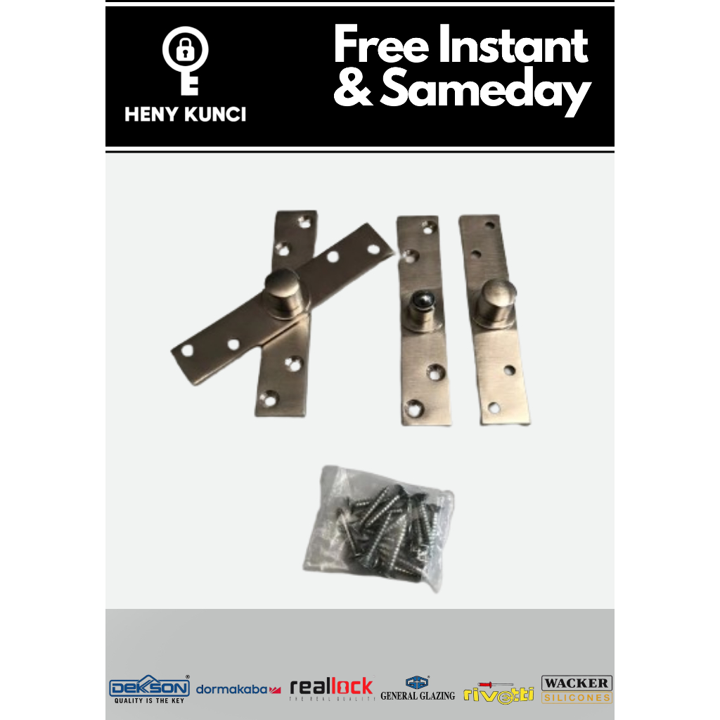 Jual Engsel Putar 360 Derajat Engsel Pivot Putar Tengah Stainless ...