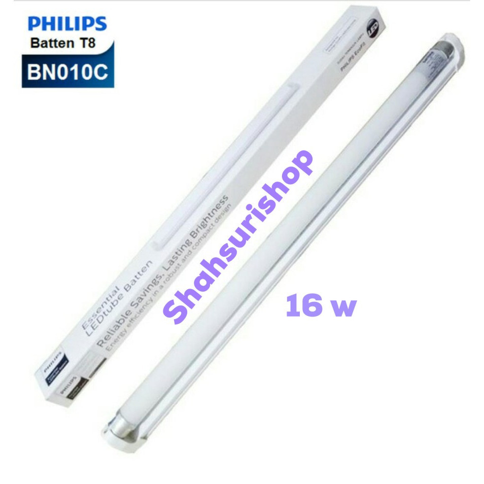 Jual TL Philips Led BN010C 600MM Tube Ecofit T8 set 16 Watt 16W Kap Komplit KHUSUS LUAR KOTA ...