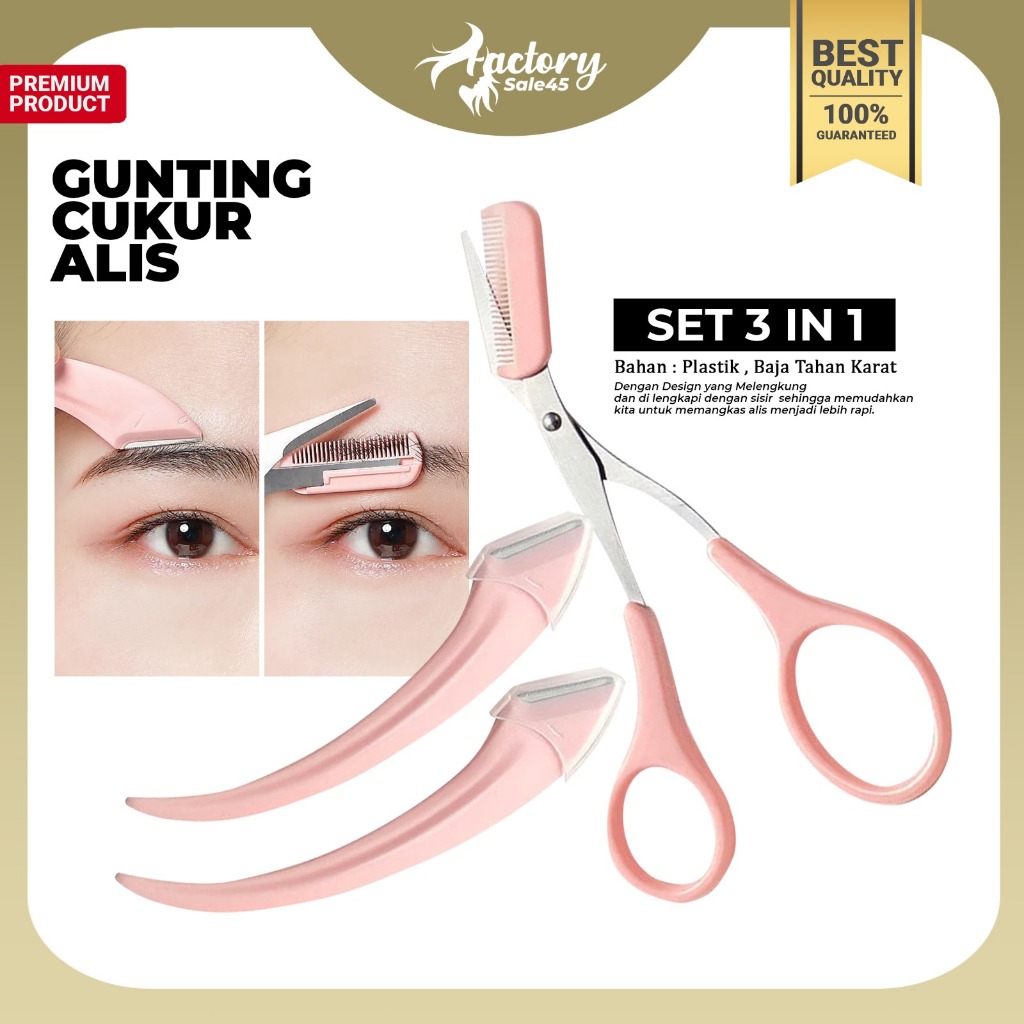 Jual Alat Cukur Alis Set Eyebrow 3in1 Trimmer Kit Pencukur Alis Eyebrow ...