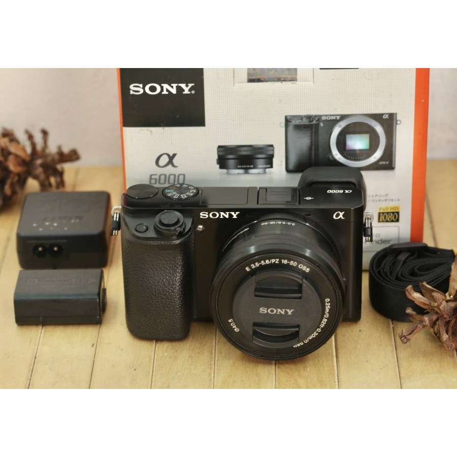 Jual Sony A6000 KIT 16-50mm F3.5-5.6 Fullset B280 | Shopee Indonesia