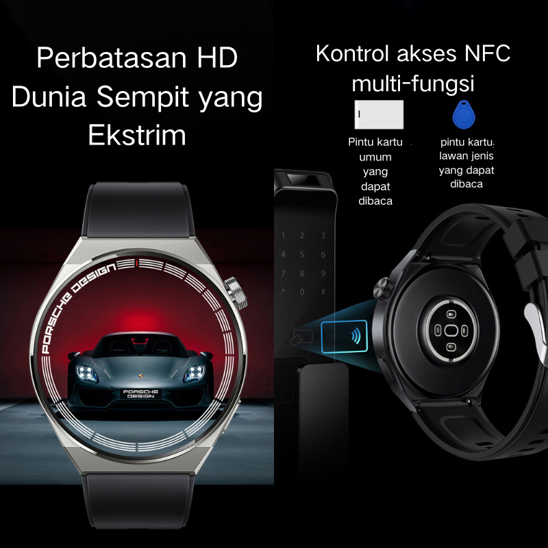 Jual Smartwatch jam tangan sport pria Amoled Screen | 3ATM Waterproof ...