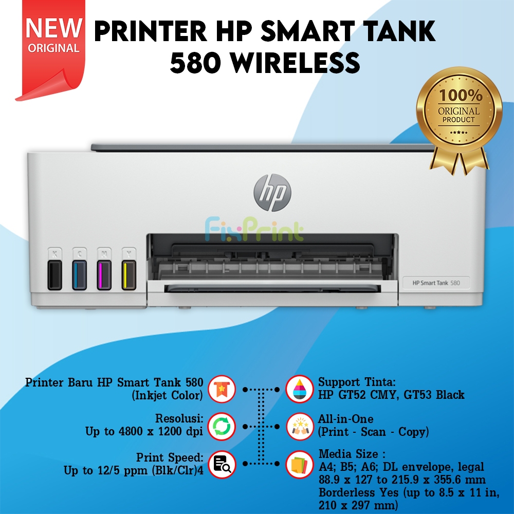 Jual RB22 HP Ink Tank Printer 315 415 Smart Tank 520 580 Print Scan ...