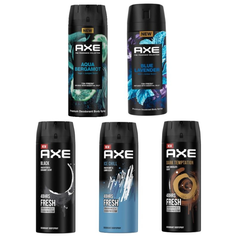 Jual Axe Baru Deodorant body spray dark black ice chill baru blue ...