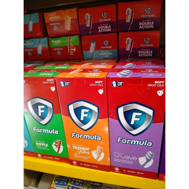Jual ( DAPAT 12 SIKAT ) SIKAT GIGI FORMULA TOOTHBRUSH DIAMOND CRYSTAL ...