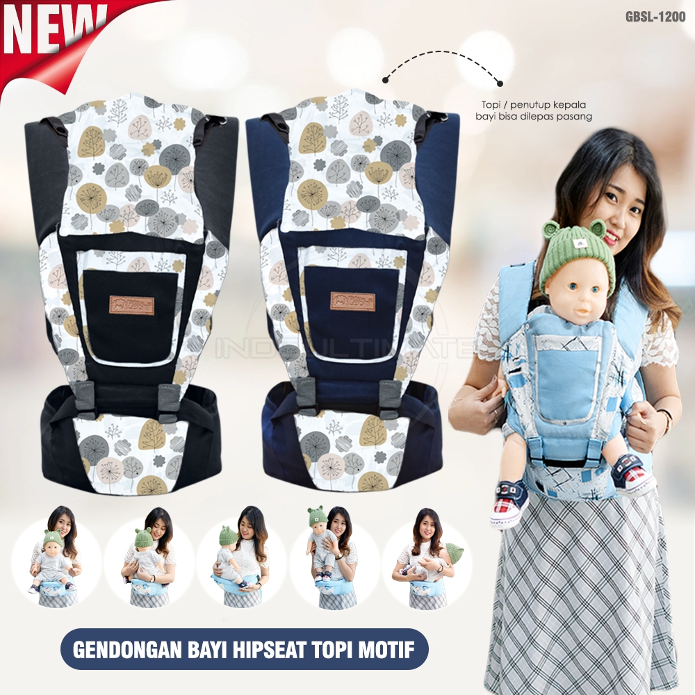 Jual Gendongan Bayi BOBO BABY Gendongan Bayi Depan Hipseat Baby Carrier ...