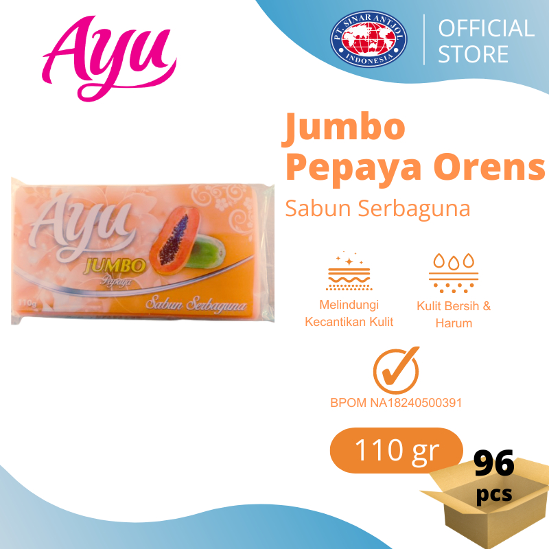 Jual Ayu Jumbo Bar Soap Sabun Kecantikan Serbaguna Batang 110gr ...