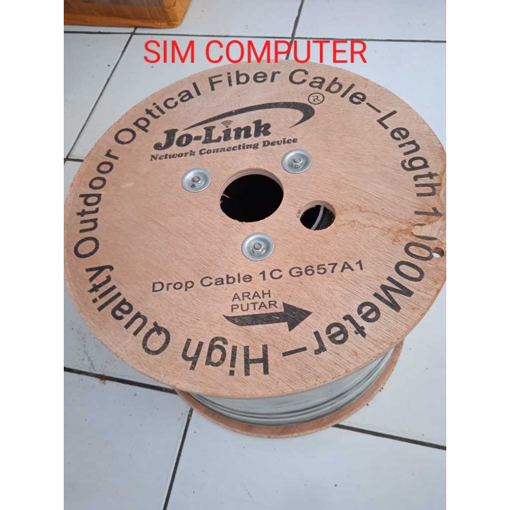 Jual Kabel Fiber Optik Dropcore 1 Core 3 Sling Kabel FO Dropcore 1 Core ...
