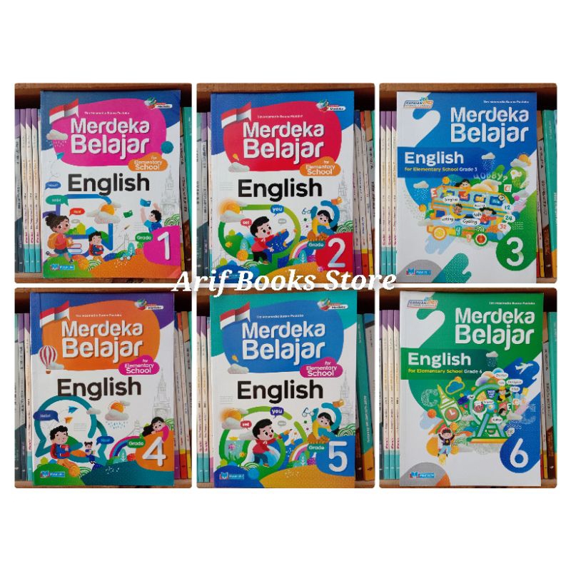 Jual BUKU MERDEKA BELAJAR ENGLISH SD/MI KELAS 1, 2, 3, 4, 5, dan 6. KURIKULUM MERDEKA, MASMEDIA ...