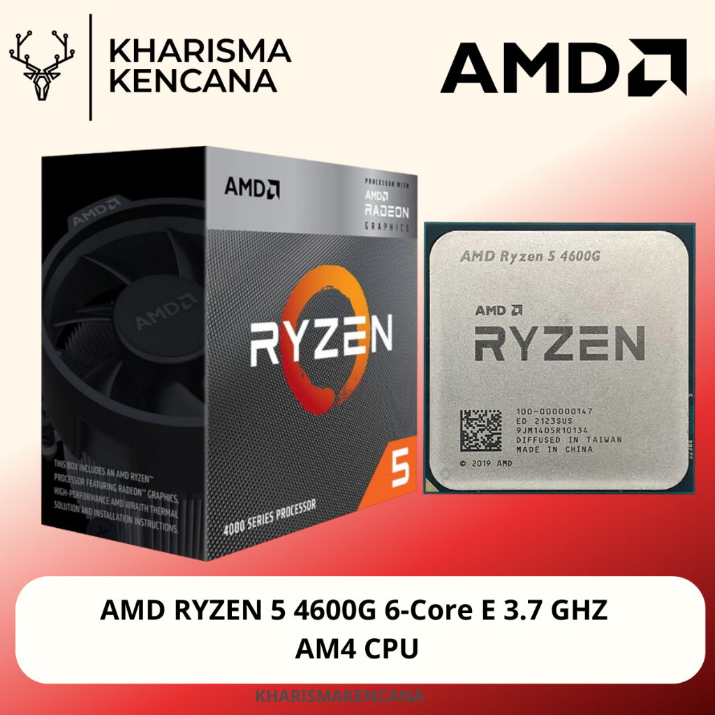 Jual AMD Ryzen 5 4600G 6 Core 12 Threads 4.2GHz AM4 Processors | Shopee Indonesia