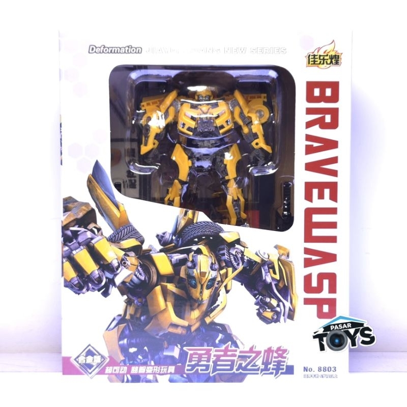 Jual 8803 Brave Wasp KO Bumblebee SS87 Deformation Transformers Robot ...