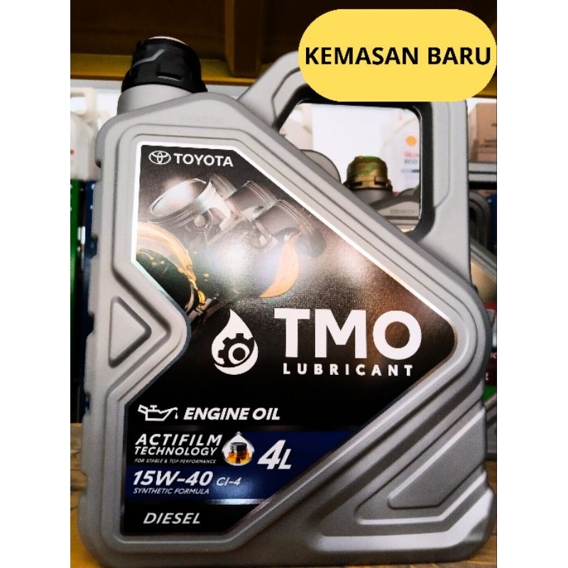 Jual TOYOTA OLI TMO ENGINE OIL 15W-40 DIESEL 4L | Shopee Indonesia