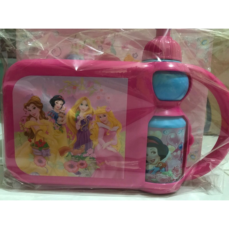 Jual Tempat Makan dan botol Princess MURAH / LUNCH BOX ANAK / LUNCH BOX SET / LUNCH BOX princess ...