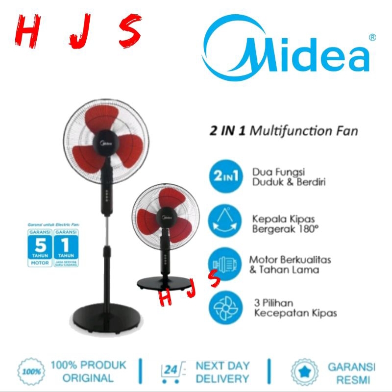 Jual KIPAS ANGIN MIDEA / FS40-19K (Stand & Duduk) 2in1 [ BATAM ...
