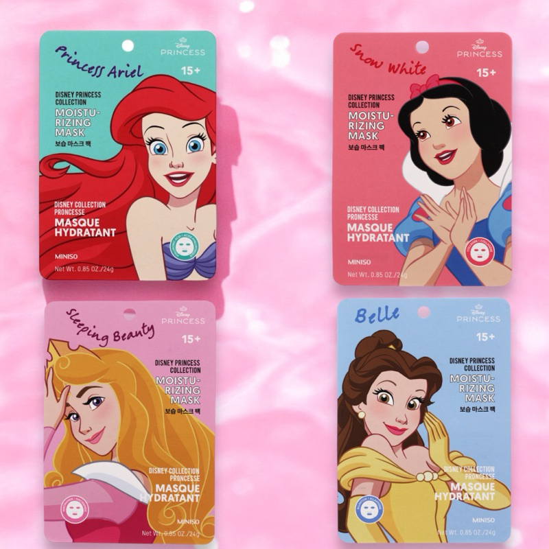 Jual Miniso DISNEY PRINCESS COLLECTION HYDRATING MASK Masker Princess ...