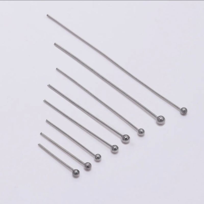 Jual 20pc paku pentul paku pin paku bulat manik tahan karat bahan DIY ...
