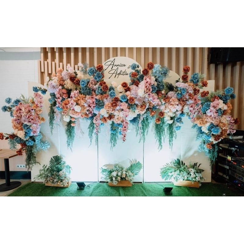 Jual Disewakan backdrop akad nikah, lamaran, pernikahan 4 meter ...