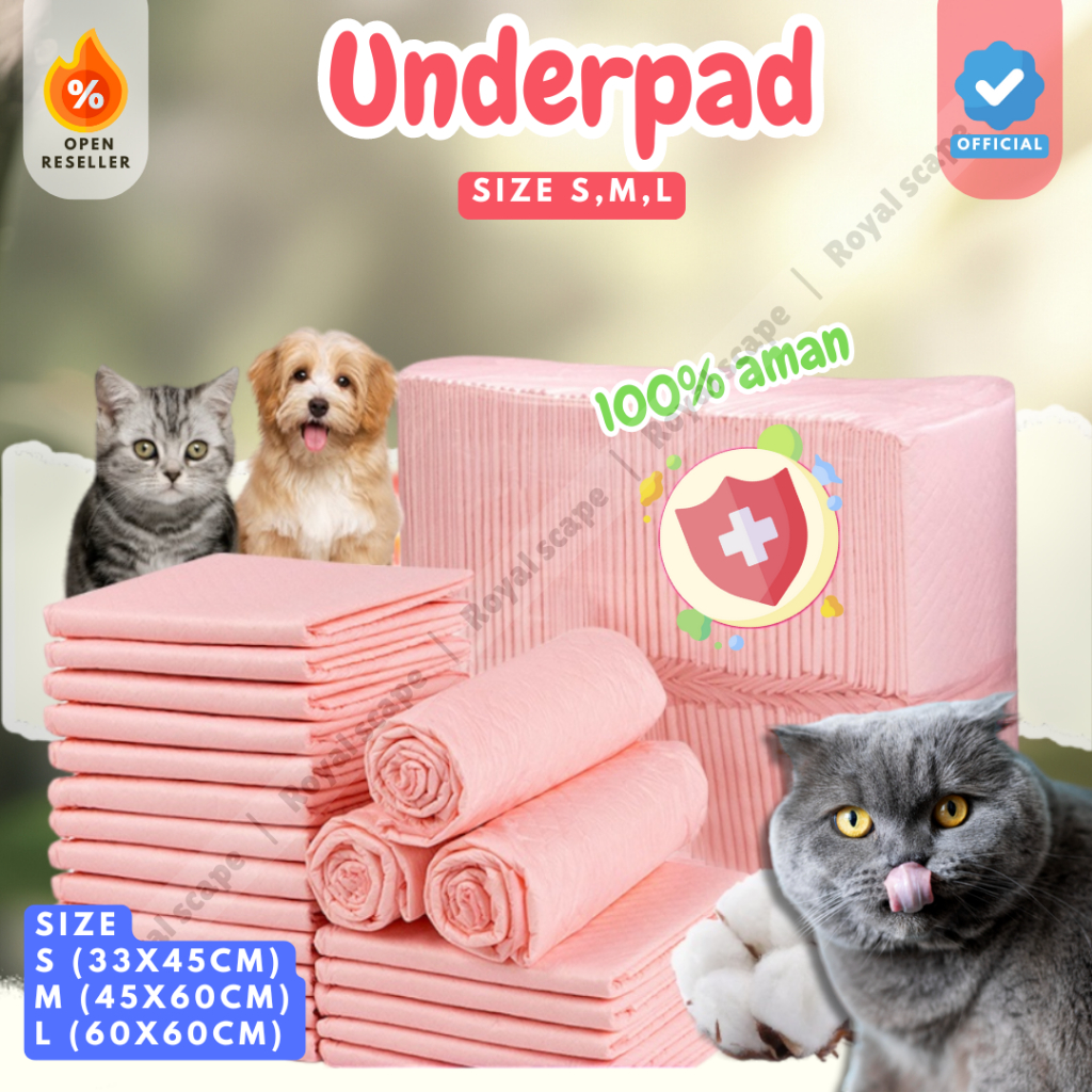 Jual Underpad Premium - Alas Pipis & Poop untuk Kucing, Tatakan & Popok ...