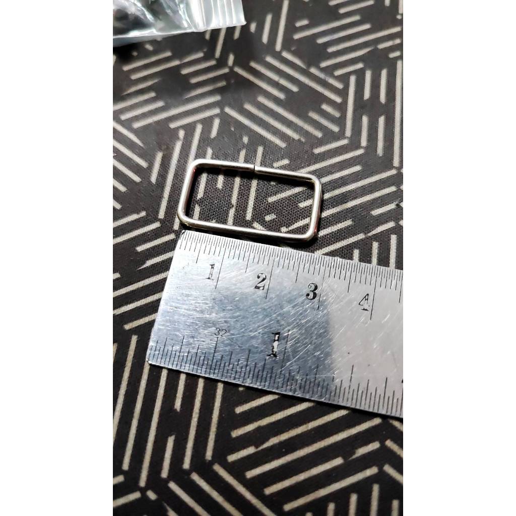 Jual Ring kotak 25 mm tebal -2 mm ukuran luar 25x29 mm nikel | Shopee ...