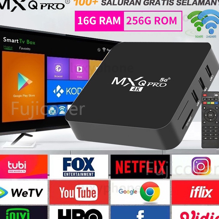 Jual KI3 Mxq Pro 4K 5G 16gb256gb Android TV Box TV Tabung Android 11 ...