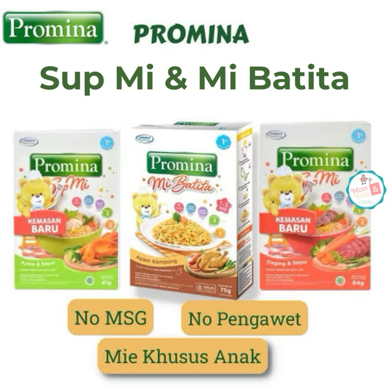 Jual Promina Sup Mi Daging Sayur & Ayam Sayur | Promina Mi Batita Ayam ...