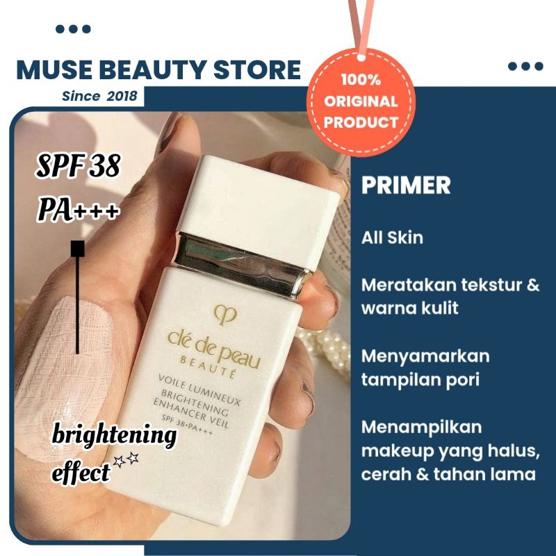 Jual [ CLE DE PEAU ] BRIGHTENING ENHANCHER VEIL PRIMER CLEDEPEAU TONE ...