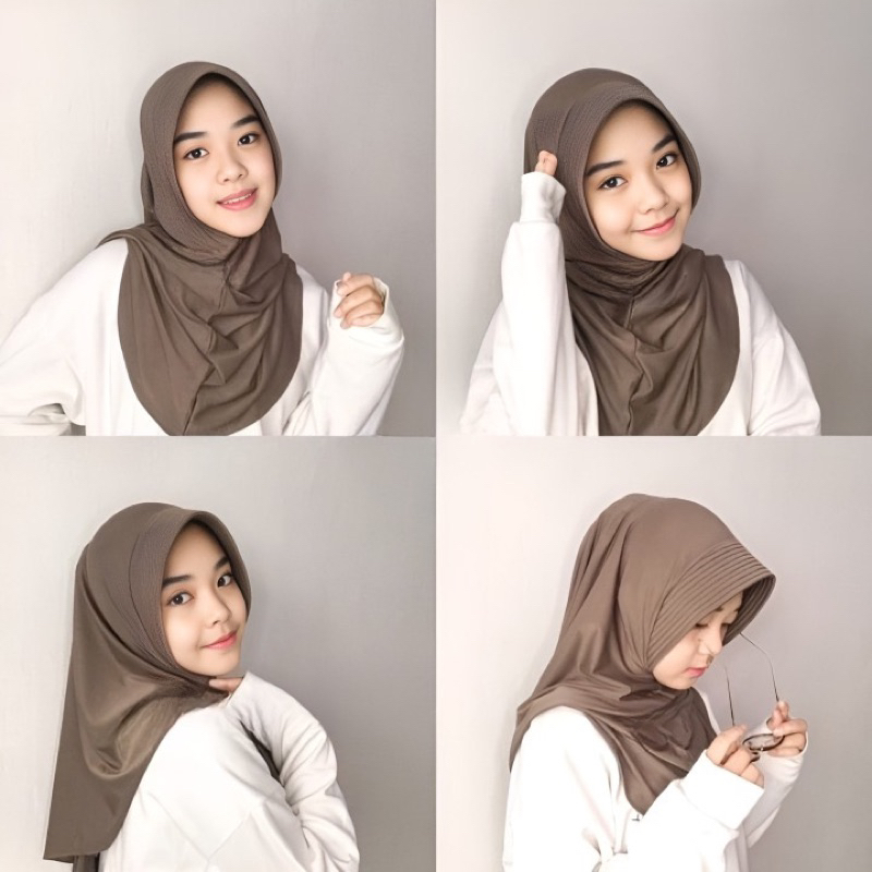 Jual JILBAB BERGO SPORTY / JILBAB SEKOLAH PREMIUM/ Hijab Jersey ...